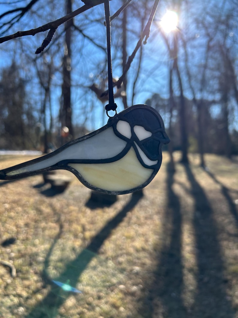 Stained Glass Chickadee Pattern for Instant Digital Download -png-pdf ...