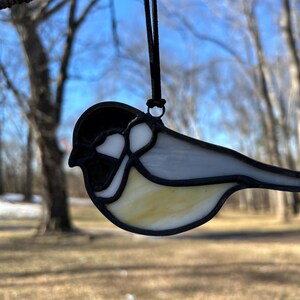 Stained Glass Chickadee Pattern for Instant Digital Download -png-pdf ...