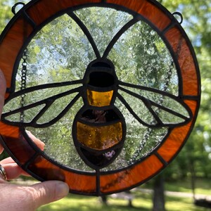 Stained Glass Honey Bee Pattern/template for Instant Digital Download ...