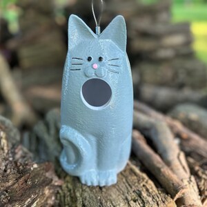 Handcrafted Cat -bird House for Outdoors -farmhouse Design - Etsy