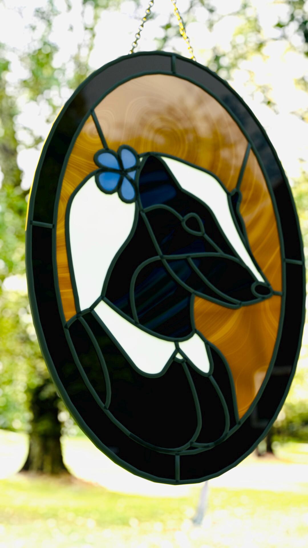 Stained Glass Ms. Skunk Pattern/template for Instant Digital Download ...