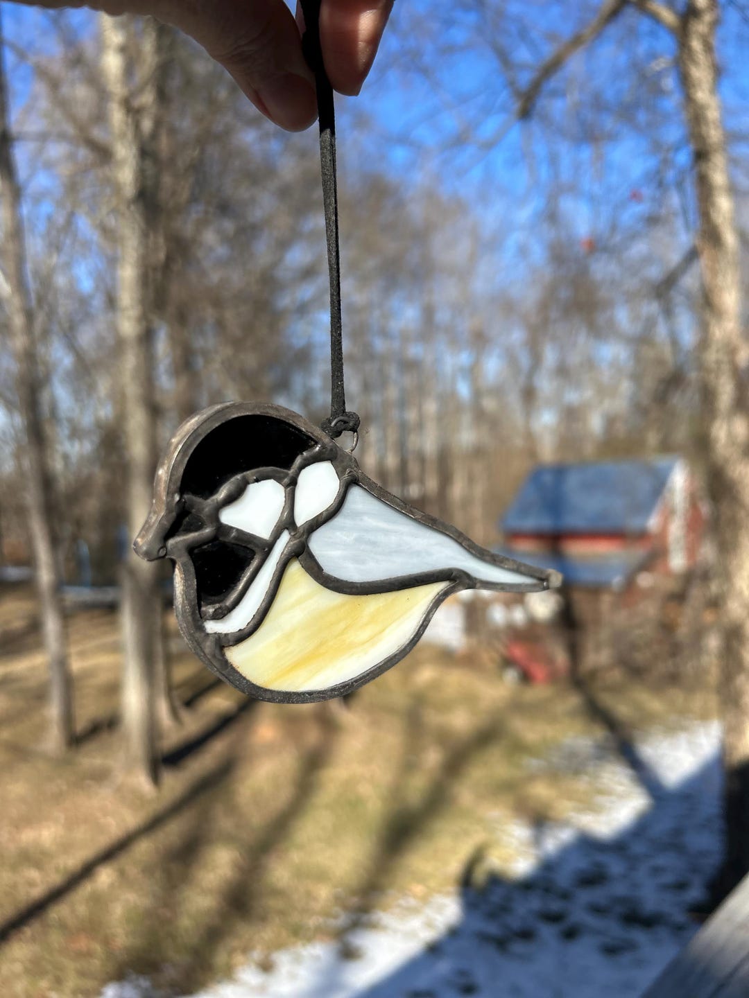 Stained Glass Chickadee Pattern for Instant Digital Download -png-pdf ...