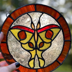 Stained Glass Luna Moth Pattern/template for Instant Digital Download ...