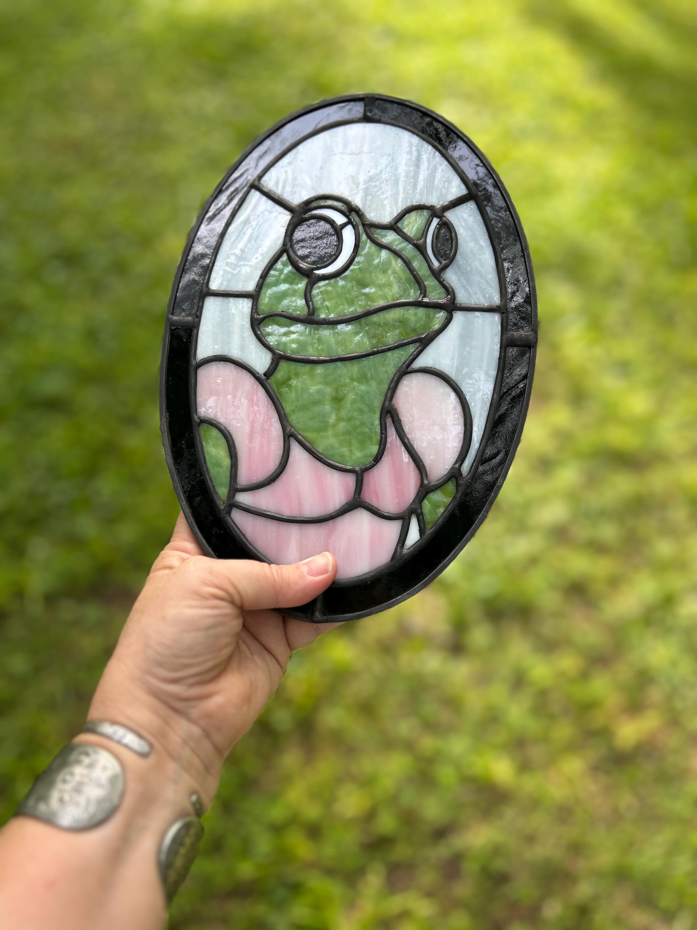 Stained Glass Ms. Frog Pattern/template for Instant Digital Download ...