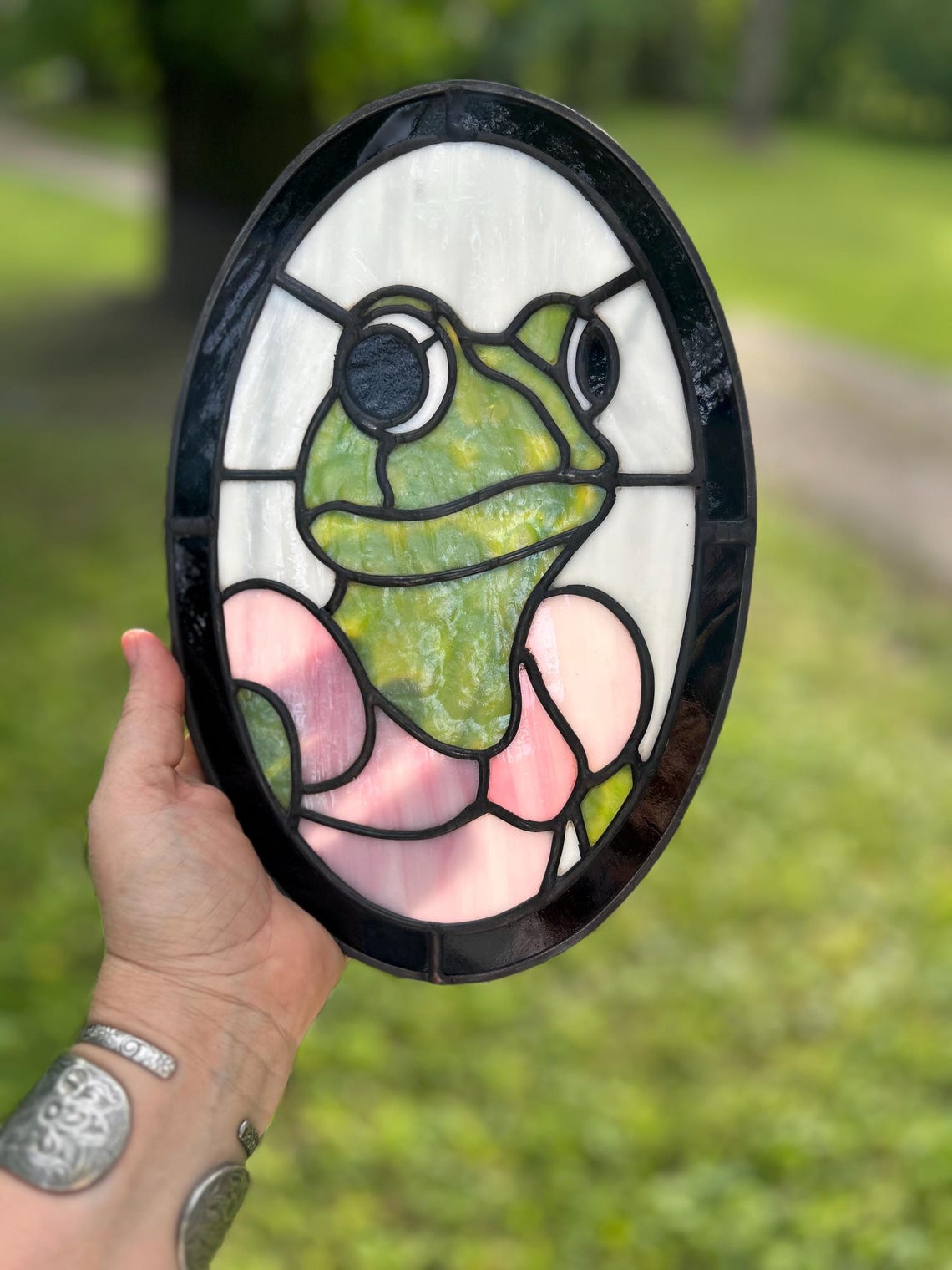 Stained Glass Ms. Frog Pattern/template for Instant Digital Download ...