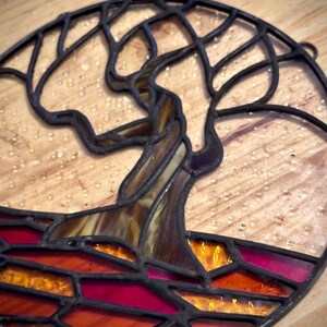 Stained Glass Fall Tree Pattern/template for Instant Digital Download ...