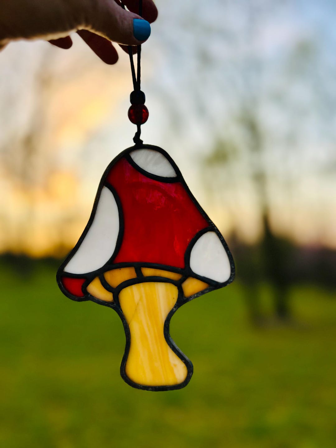 Stained Glass Mushroom Pattern for Instant Digital Download -png-pdf ...
