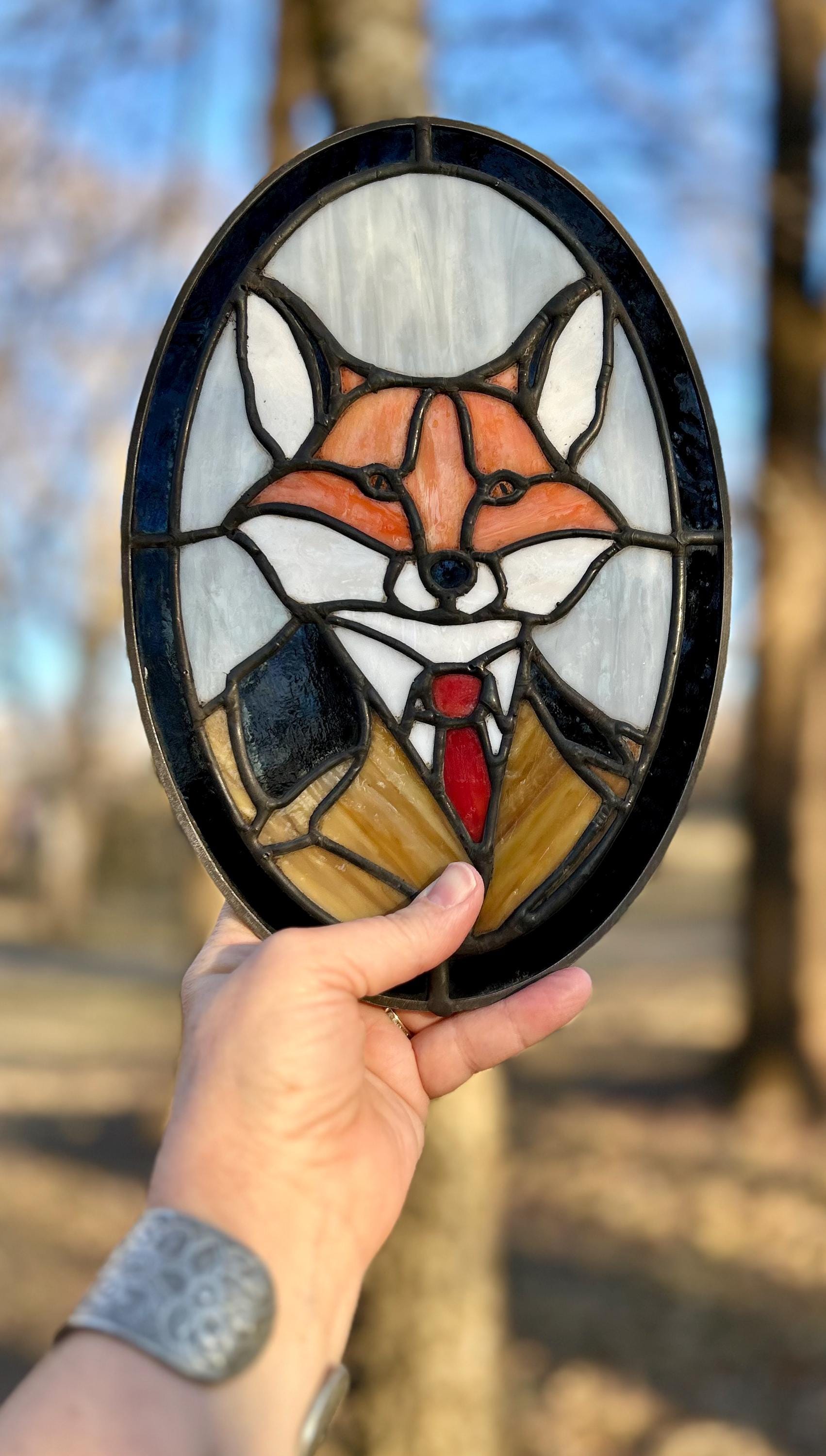 Stained Glass Mr. Fieldmouse Pattern/template for Instant Digital ...
