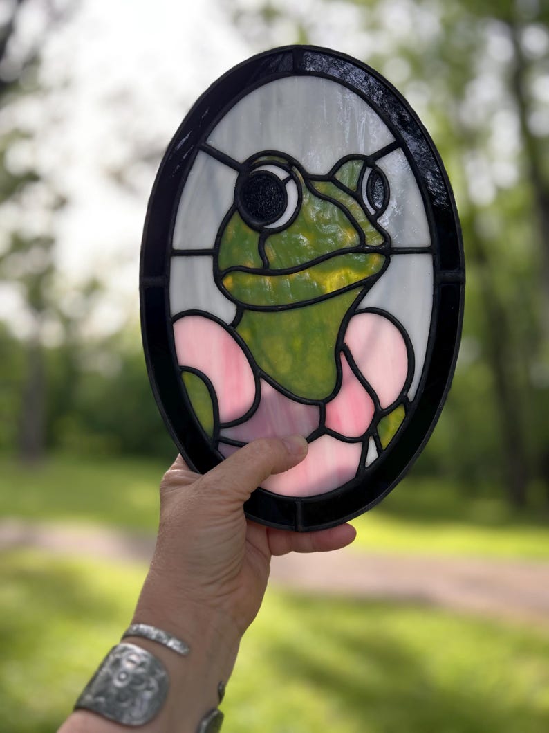 Stained Glass Ms. Frog Pattern/template for Instant Digital Download ...