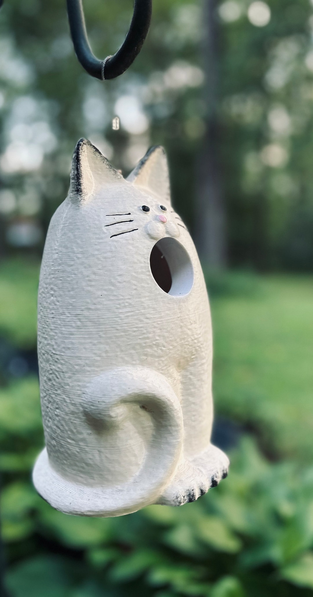 Handcrafted Cat -bird House for Outdoors -farmhouse Design - Etsy