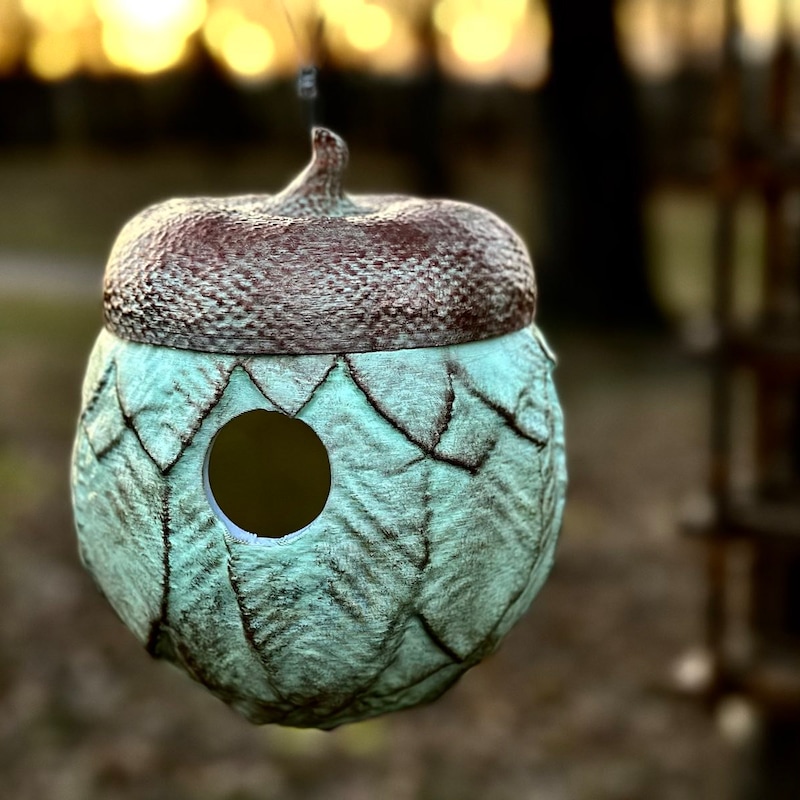 Concrete Birdhouse - Etsy