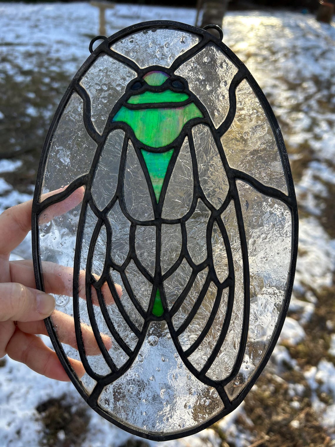 Stained Glass Cicada Pattern/template for Instant Digital Download -png ...