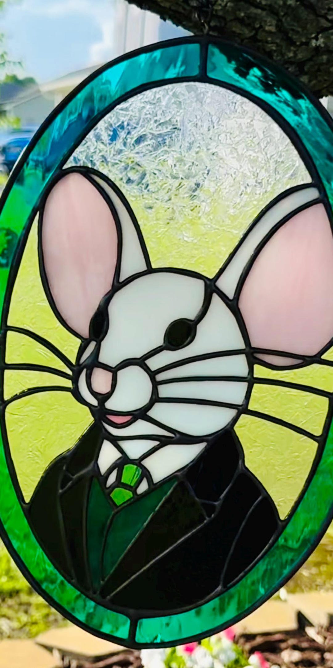 Stained Glass Mr. Fieldmouse Pattern/template for Instant Digital ...