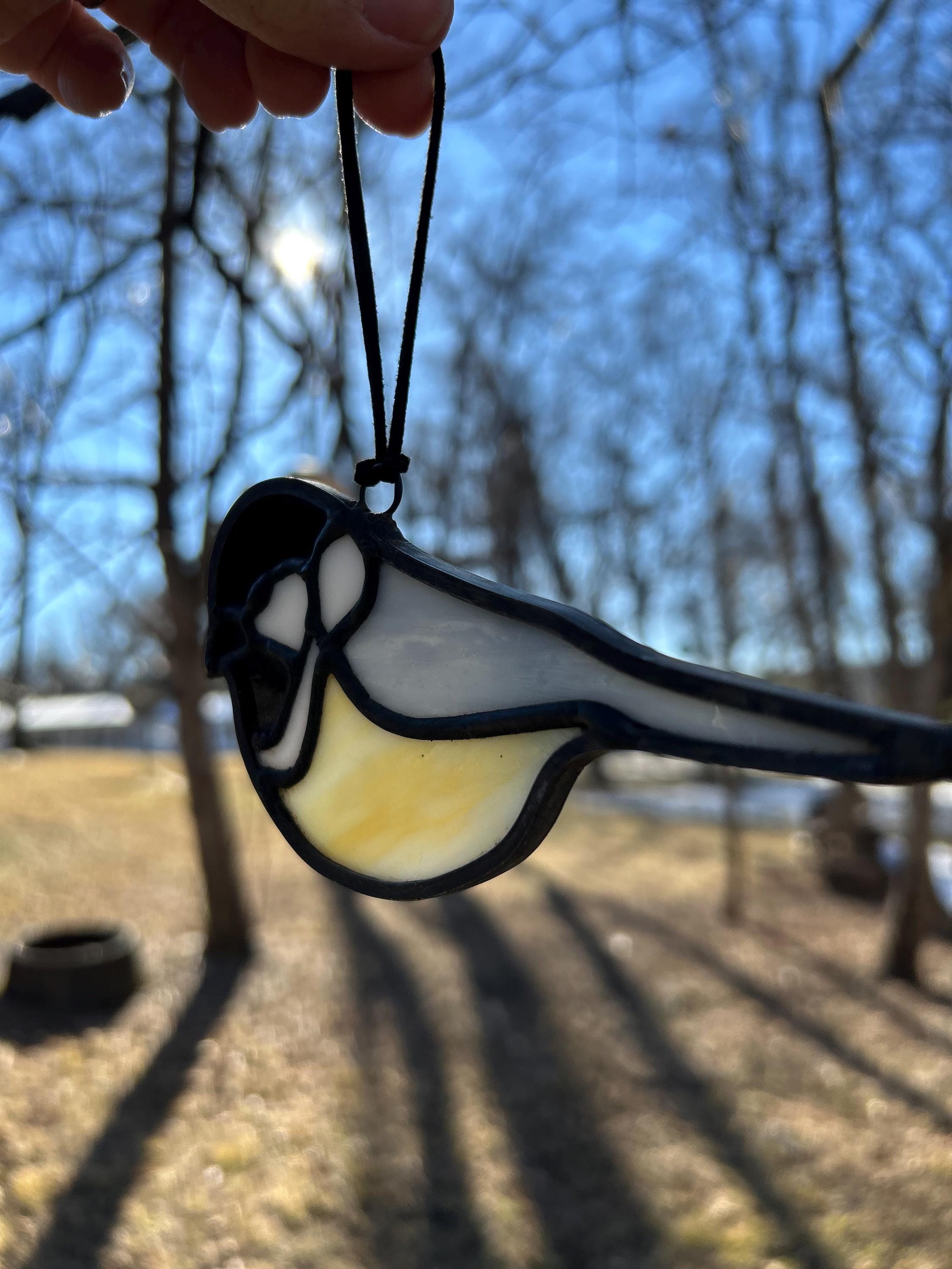 Stained Glass Chickadee Pattern for Instant Digital Download -png-pdf ...