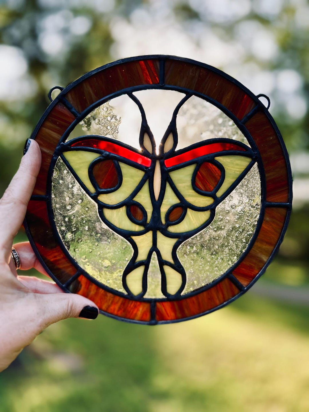 Stained Glass Luna Moth Pattern/template for Instant Digital Download ...