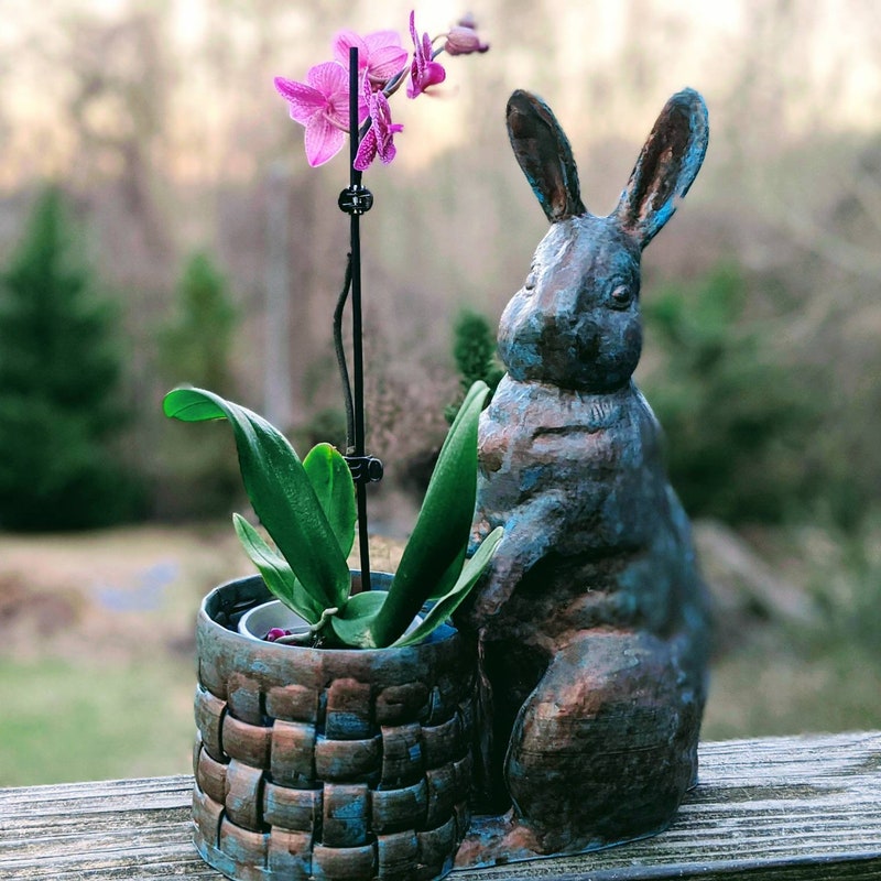 Rabbit Planter - Etsy