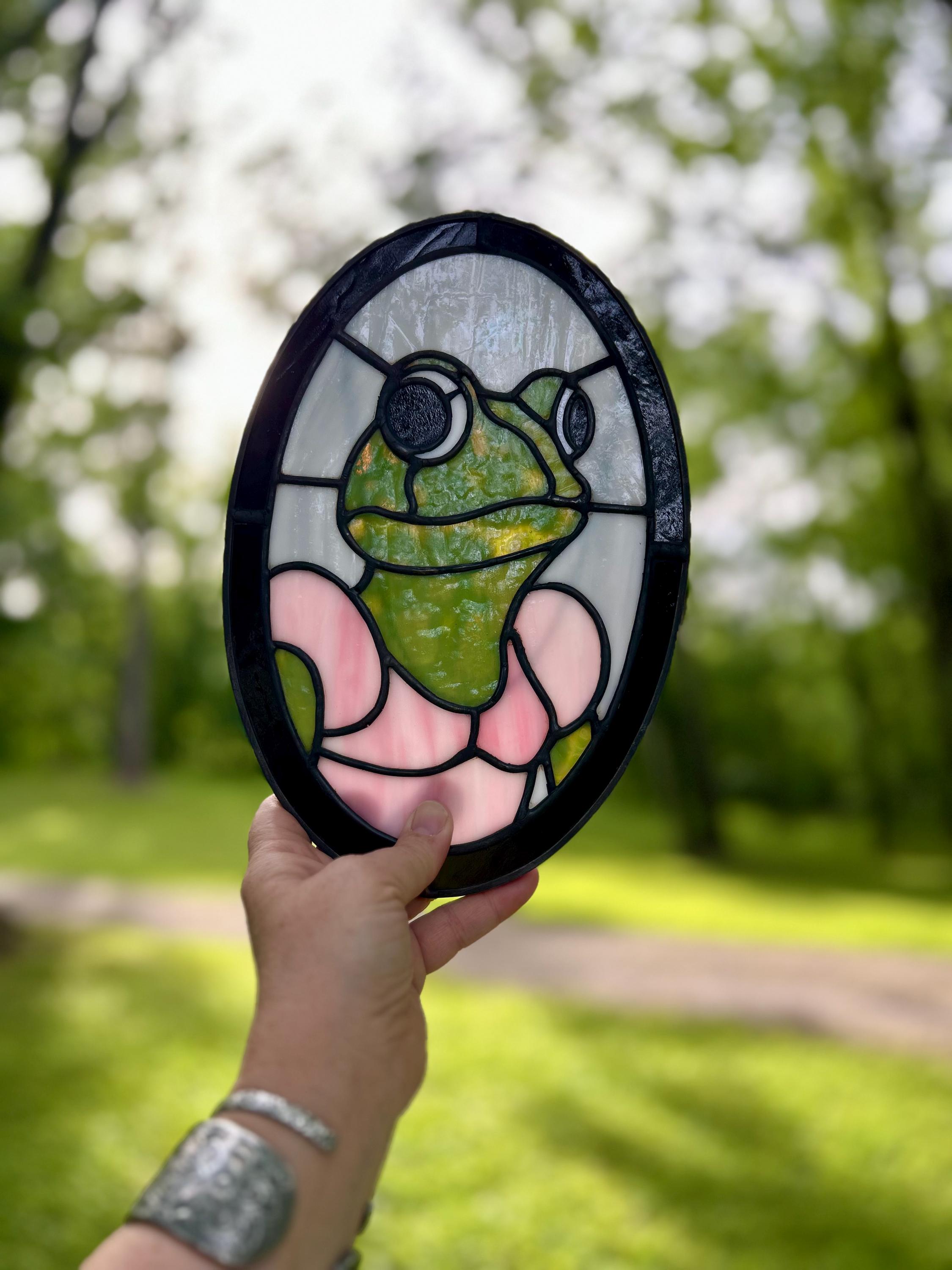 Stained Glass Ms. Frog Pattern/template for Instant Digital Download ...