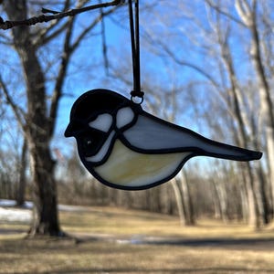 Stained Glass Chickadee Pattern for Instant Digital Download -png-pdf ...