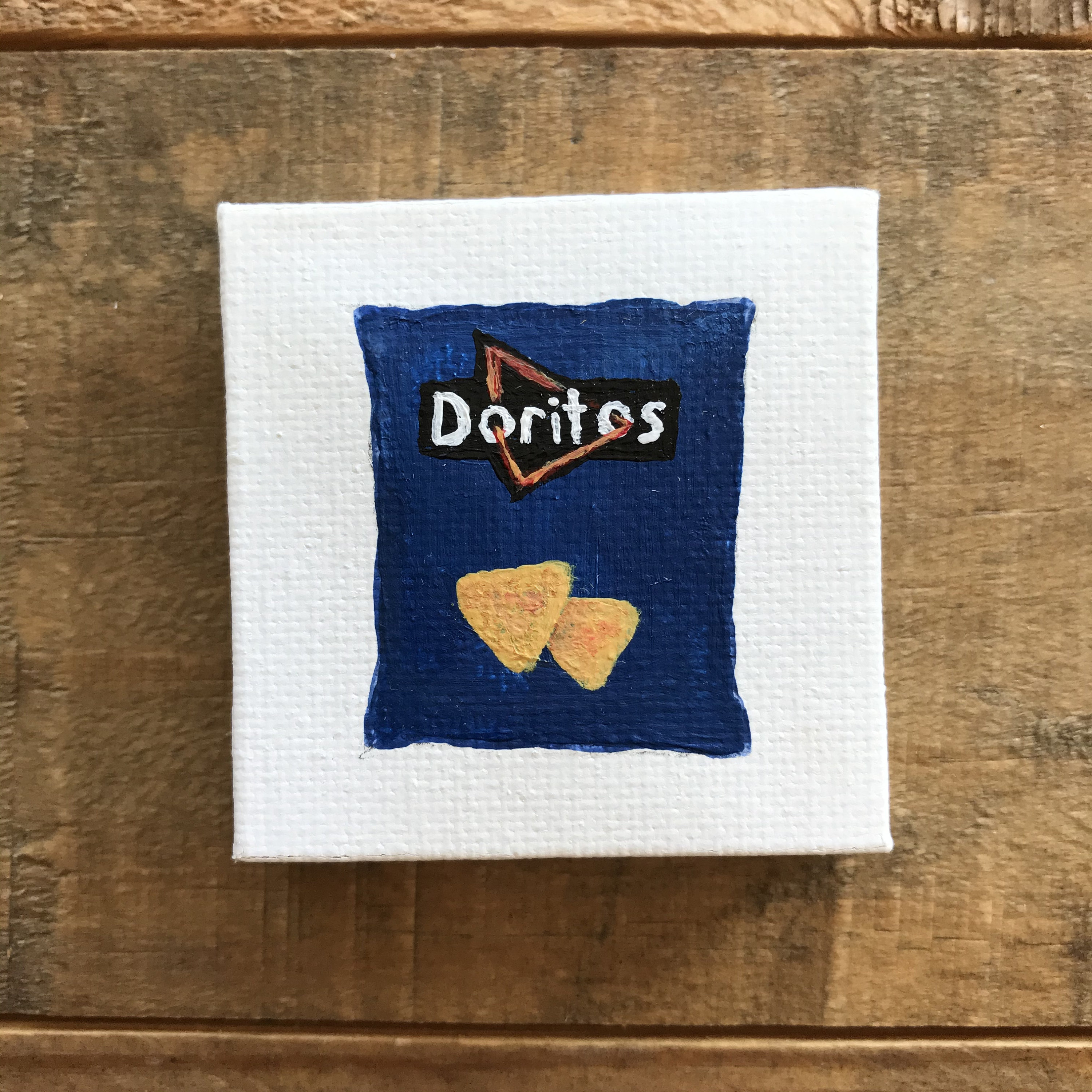 Tinycraving painting Blue Ranch Doritos - Etsy España