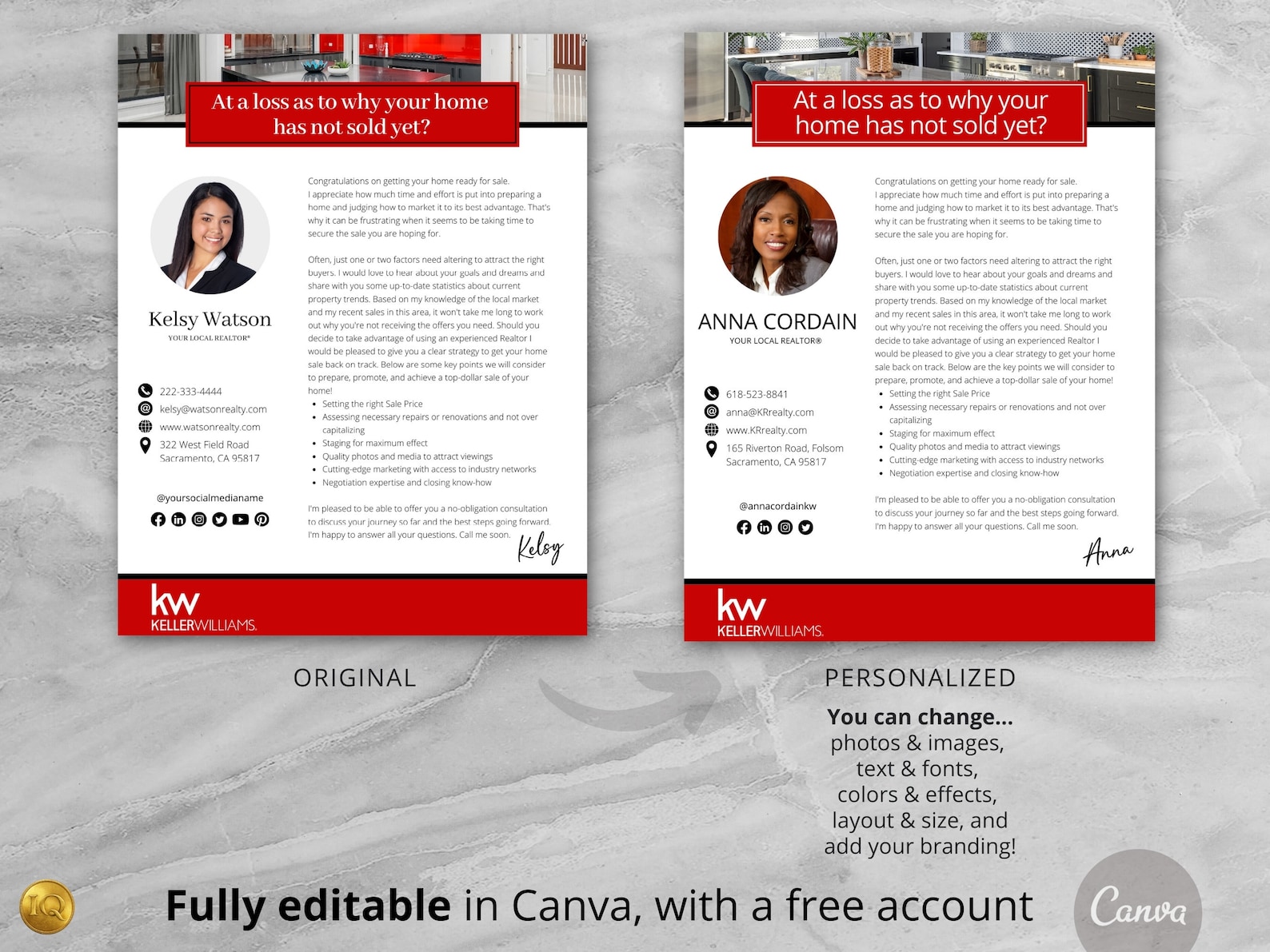 Expired Listing Letter, FSBO Letter, Real Estate Letter Template ...