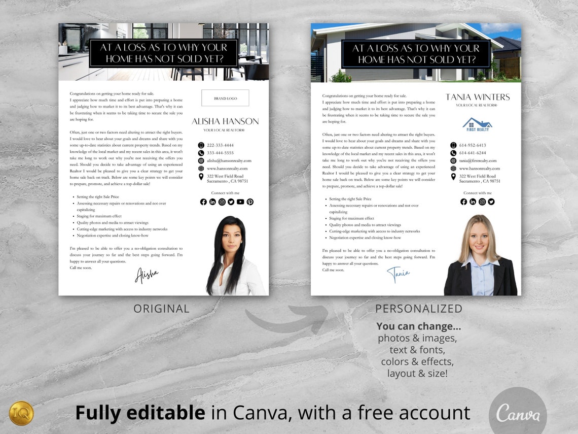 Fsbo Letter Expired Listing Flyer Template Real Estate Flyer Realtor