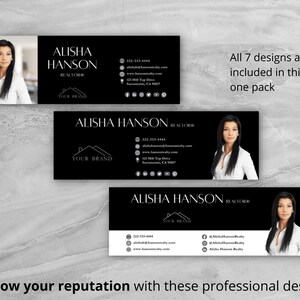 Email Signature Template Bundle, Real Estate Marketing, Email Template ...