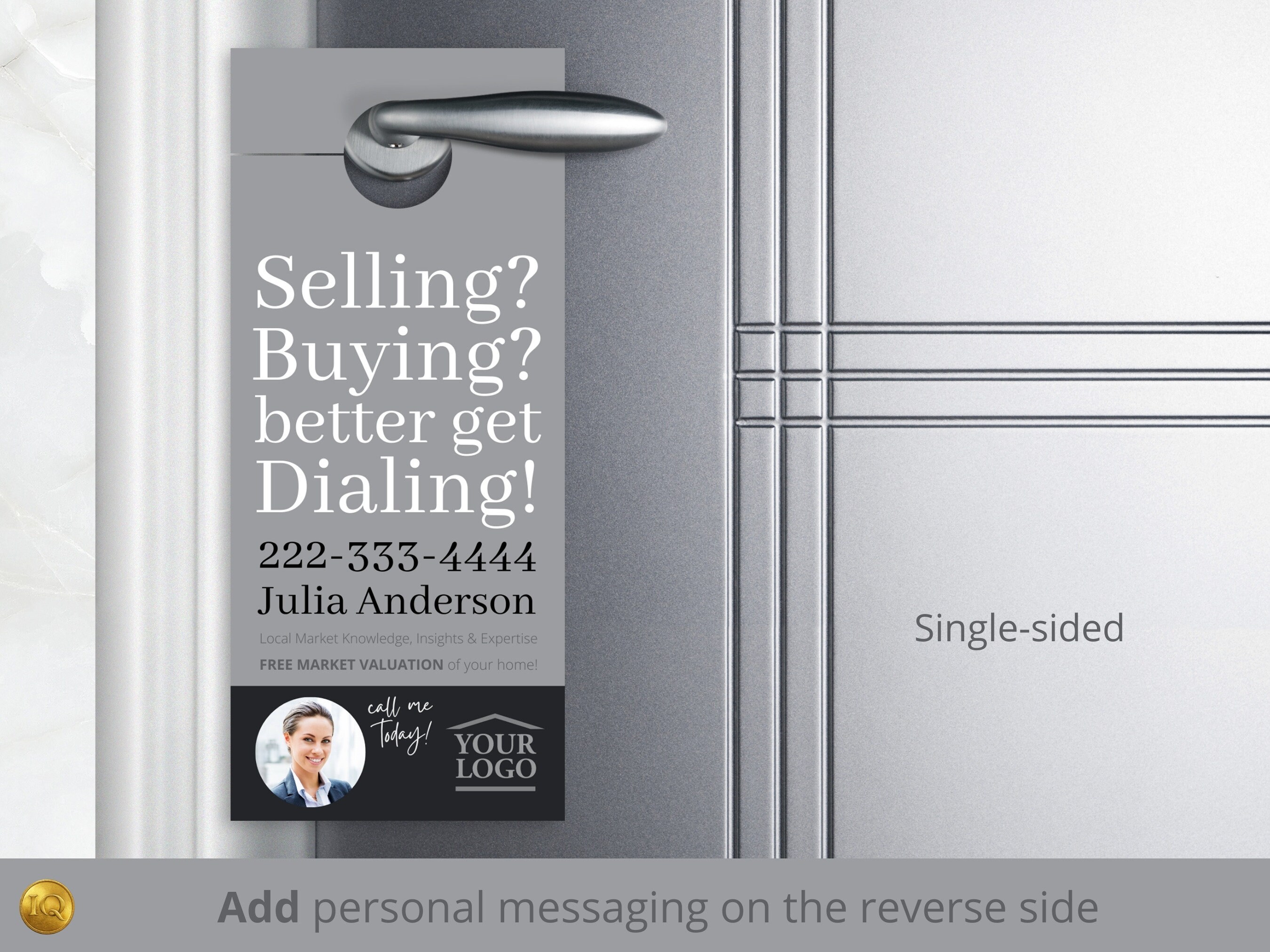 Real Estate Door Hangers Template Bundle, Real Estate Marketing, Hi ...
