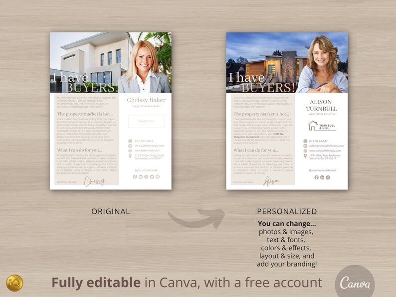 I Have Buyers Letter, Flyer Template, Real Estate Flyer, Realtor ...