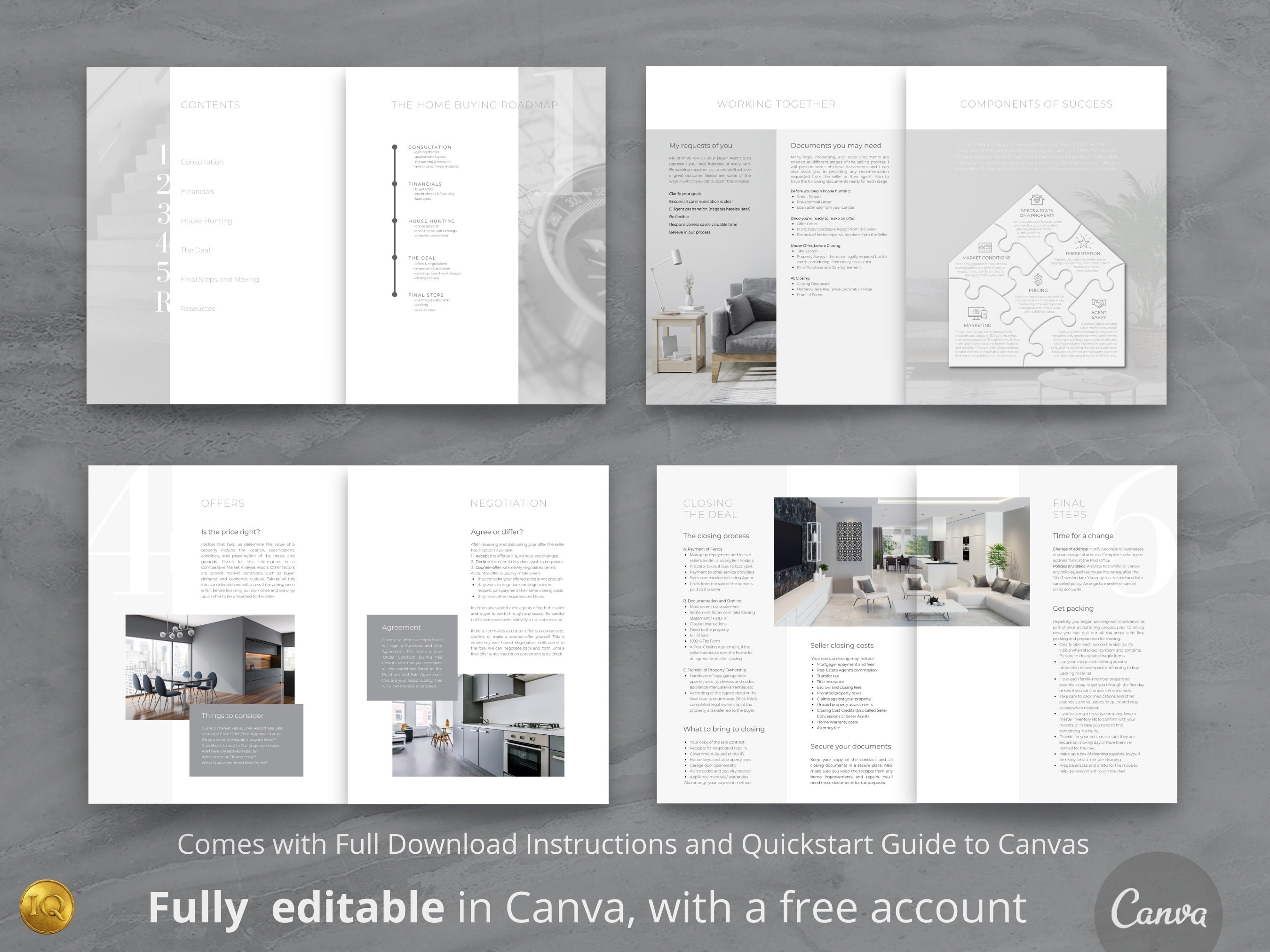 Buyer Seller Guide Bundle, Listing Presentation for Real Estate, Buyer ...