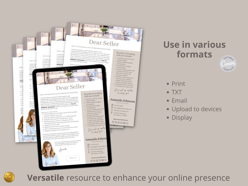 FSBO Letter, Expired Listing Flyer Template, Real Estate Flyer, Realtor ...