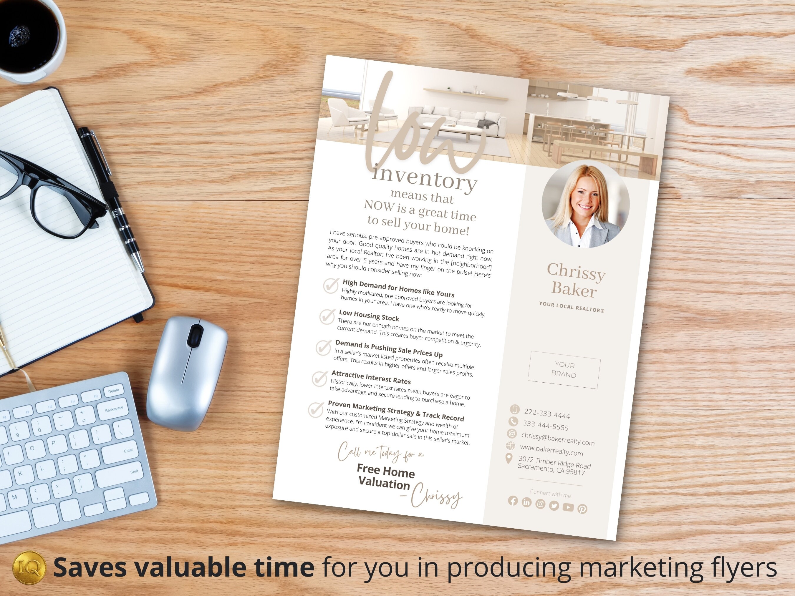 Real Estate Flyer Template, Low Inventory, Real Estate Marketing ...