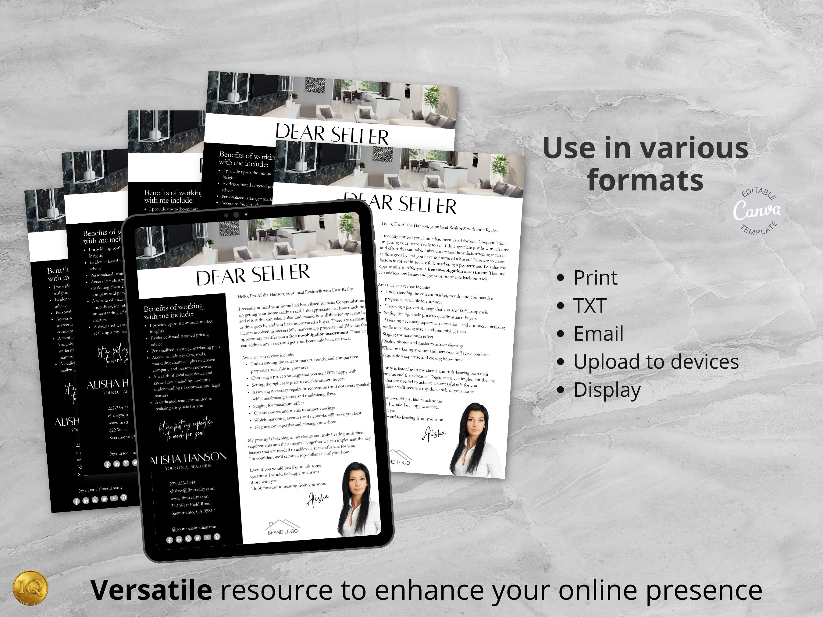 Fsbo Letter Expired Listing Flyer Template Real Estate Etsy