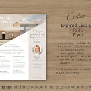 Real Estate Flyer Template BUNDLE, Expired Listing Flyer, FSBO Flyer, Realtor Introduction, Real ...