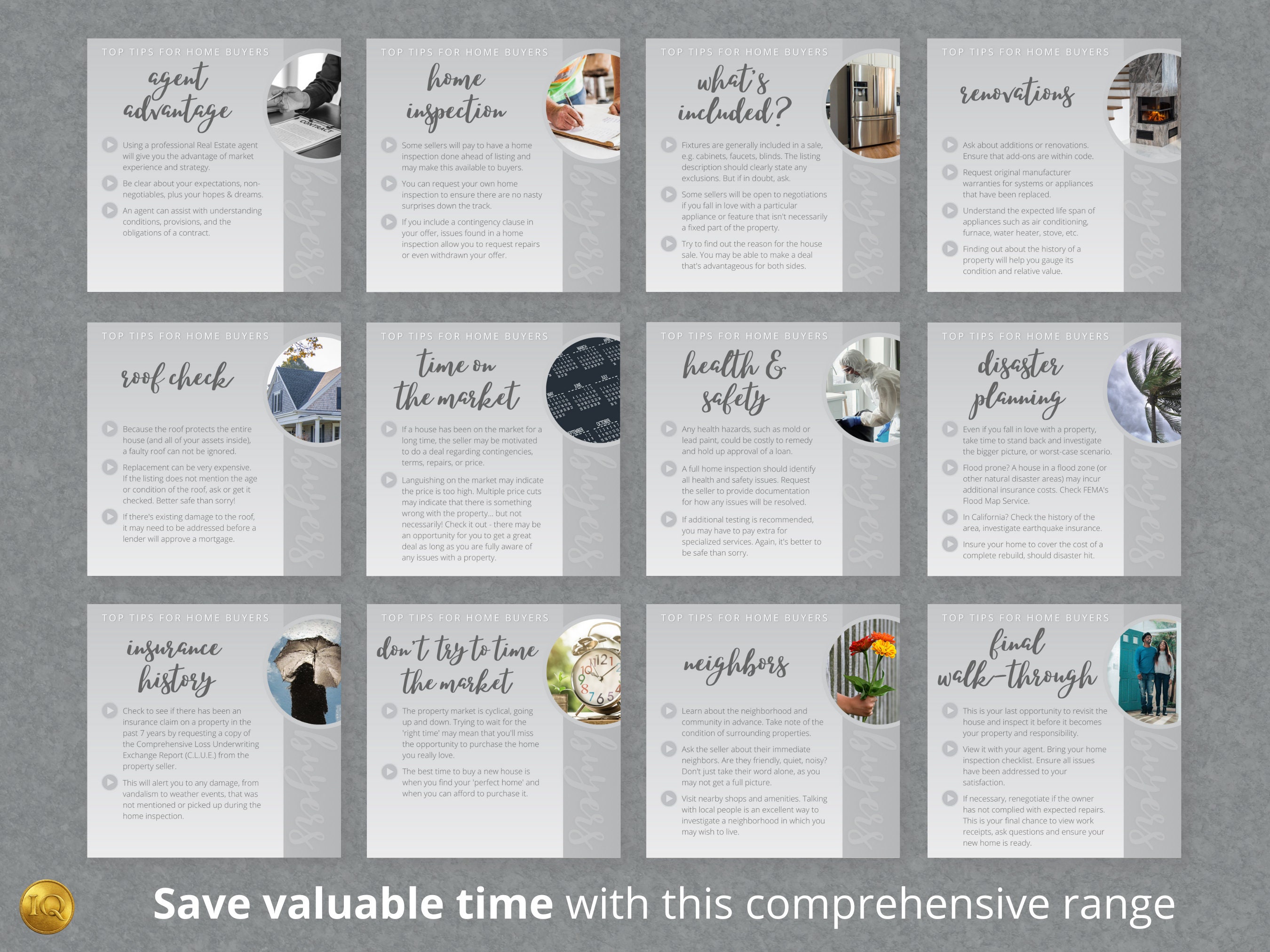 Real Estate Social Media Posts Top Tips for Buyers for - Etsy