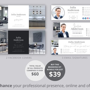 Real Estate Branding Kit Templates, Branding Package, Real Estate ...