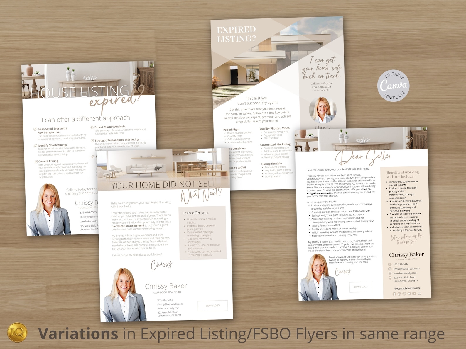 FSBO Letter, Expired Listing Flyer Template, Real Estate Flyer, Realtor ...