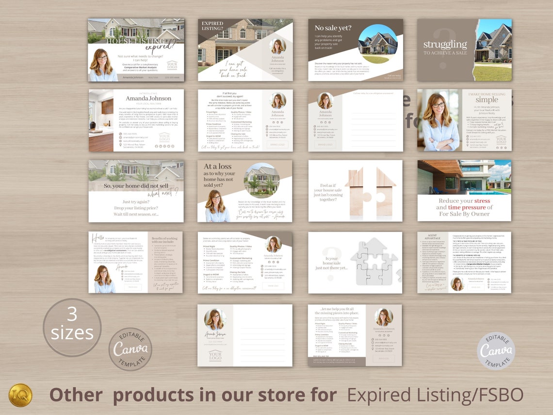 Fsbo Letter Expired Listing Flyer Template Real Estate Etsy