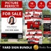 Real Estate Yard Sign Bundle, Keller Williams Real Estate Signs, for ...