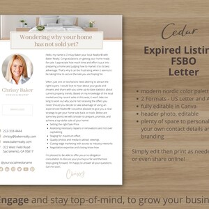 FSBO Letter, Expired Listing Flyer Template, Real Estate Flyer, Realtor ...