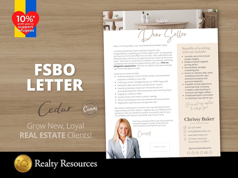 Fsbo Letter Expired Listing Flyer Template Real Estate Etsy