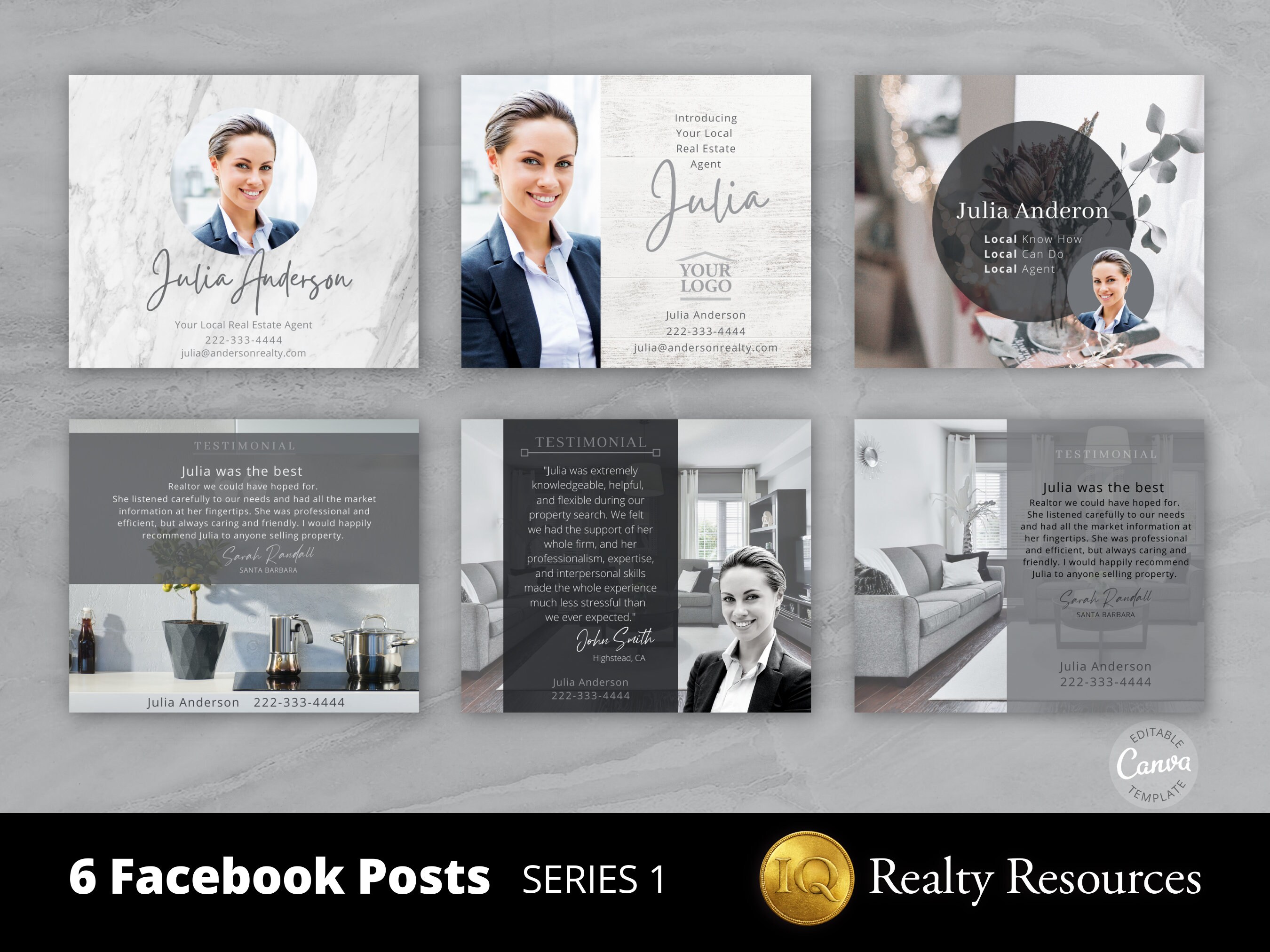 Real Estate Facebook Posts Social Media Agent Testimonial - Etsy UK