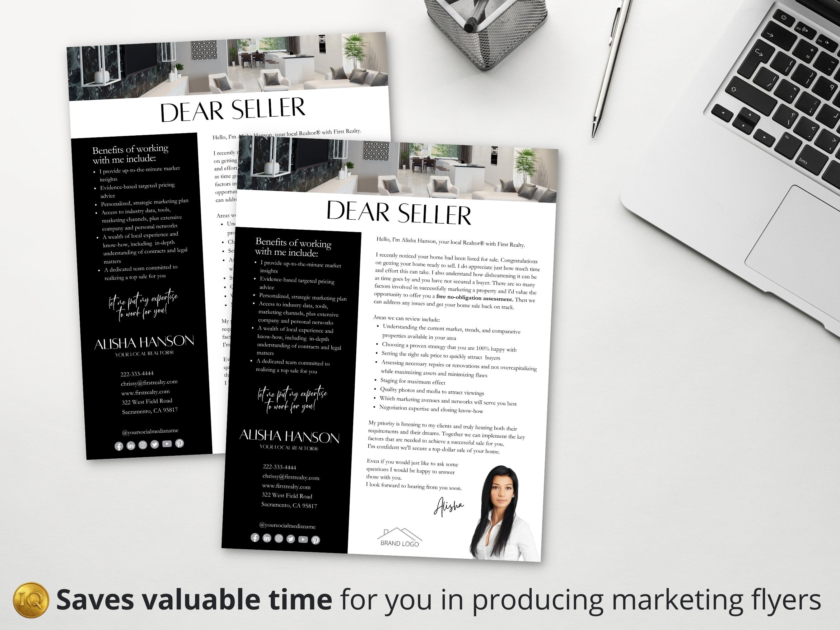 Fsbo Letter Expired Listing Flyer Template Real Estate Etsy