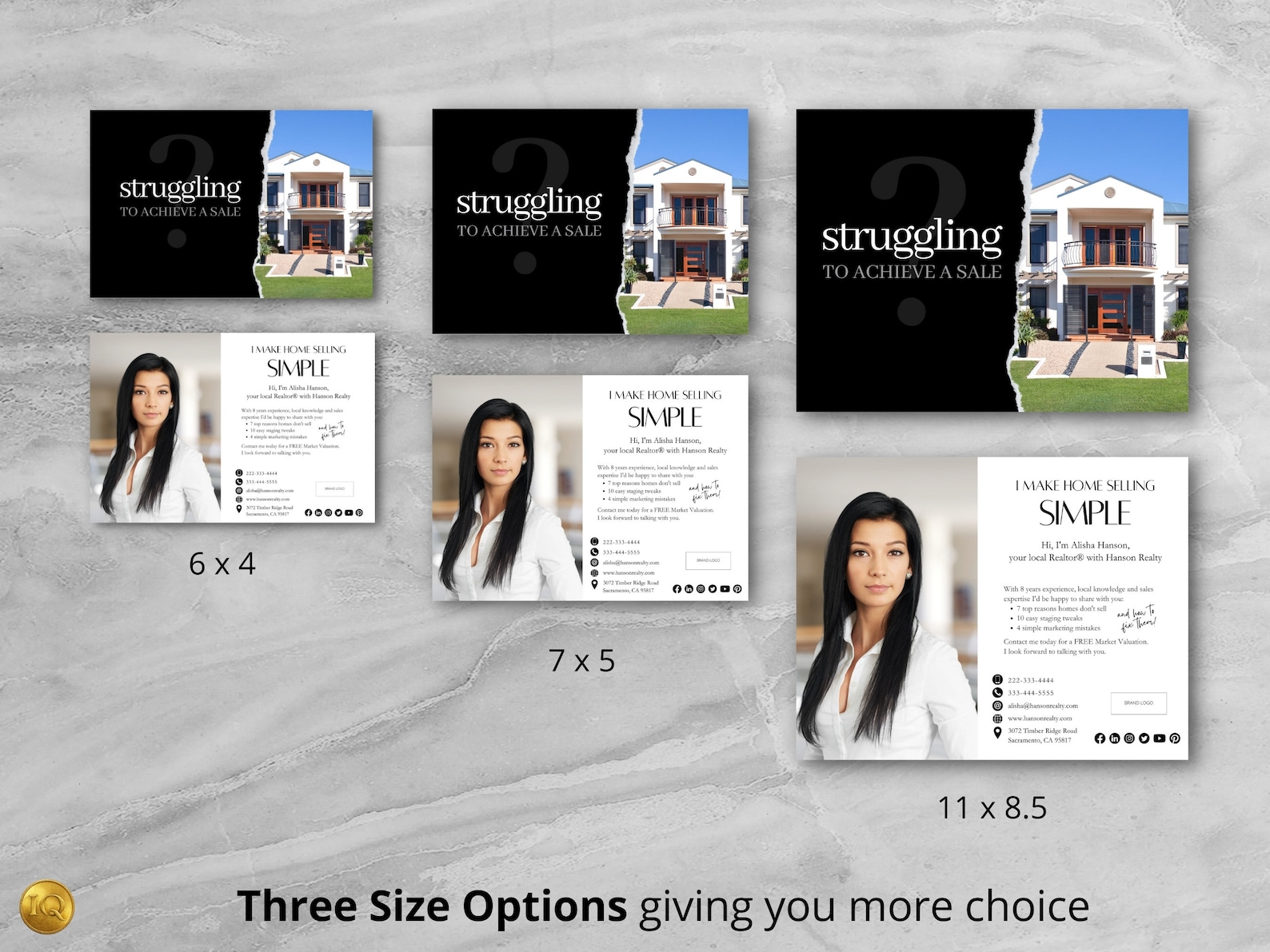 Real Estate Postcard Template, Expired Listing Postcard, FSBO Postcard ...