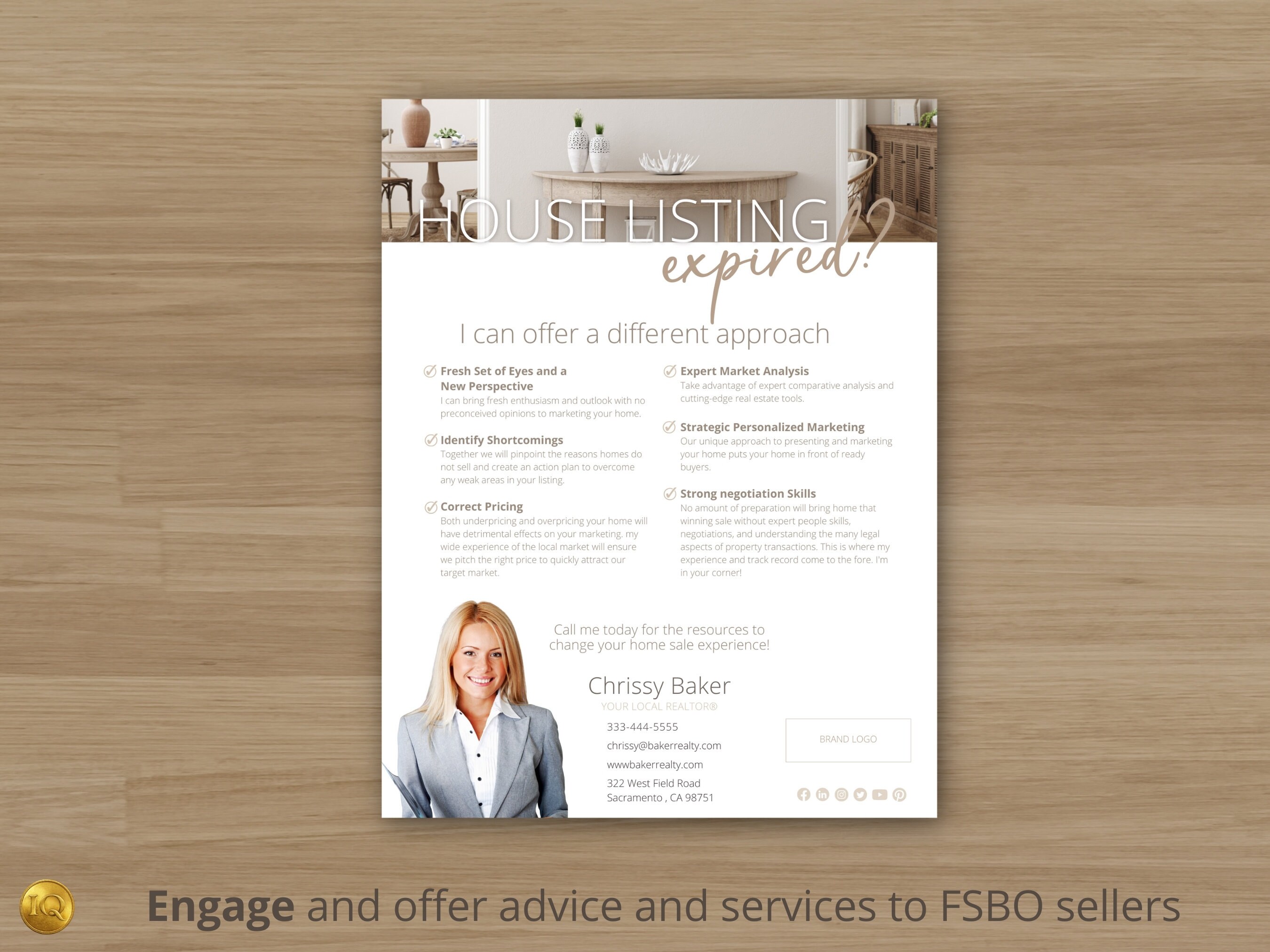 Real Estate Flyer Template BUNDLE, Expired Listing Flyer, FSBO Flyer ...