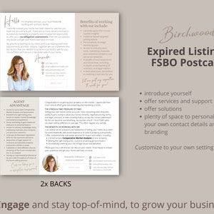 Real Estate Postcard Template, Expired Listing Postcard, FSBO Postcard ...