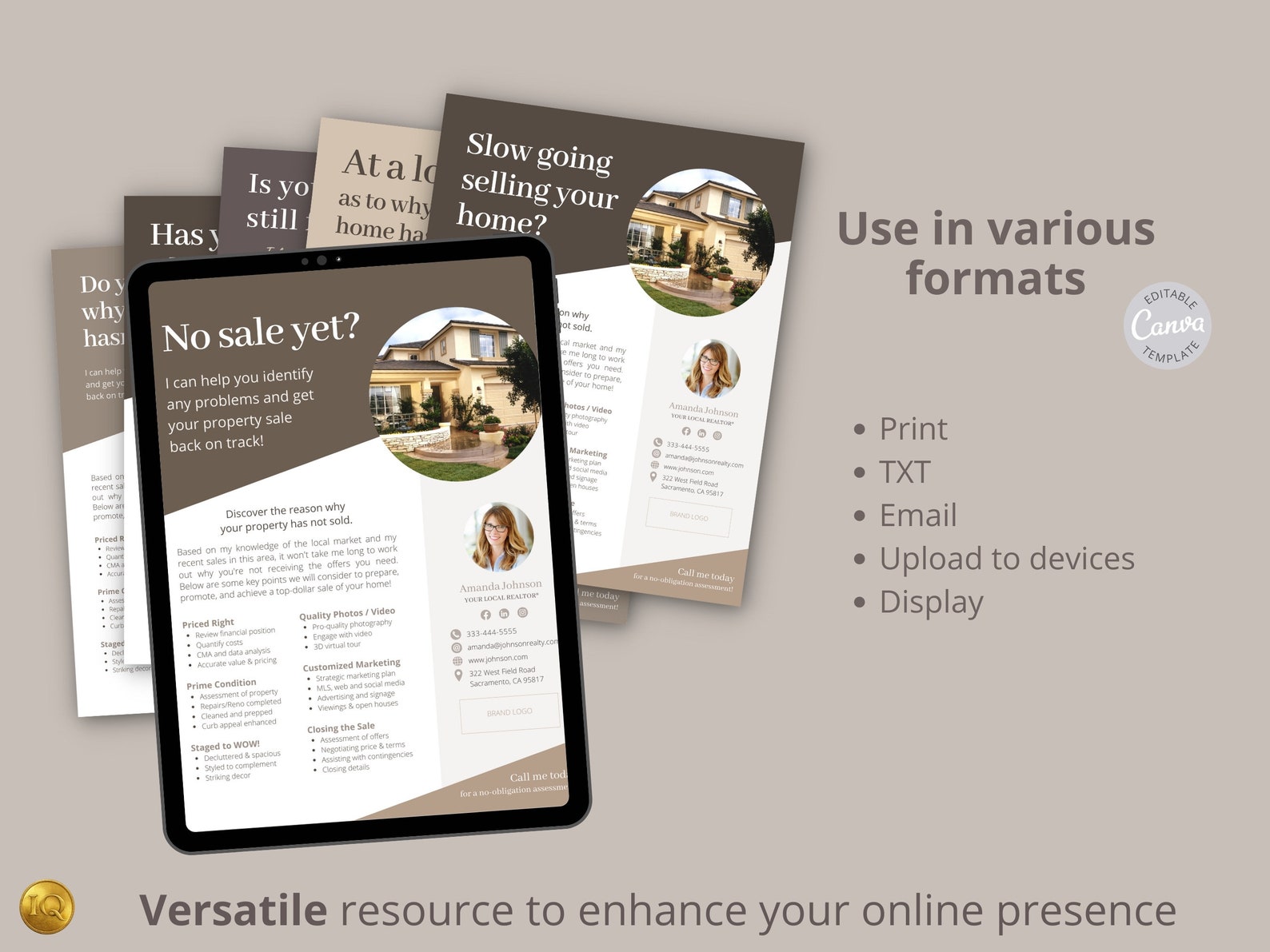 Real Estate Flyer Template BUNDLE, Expired Listing Flyer, FSBO Flyer ...
