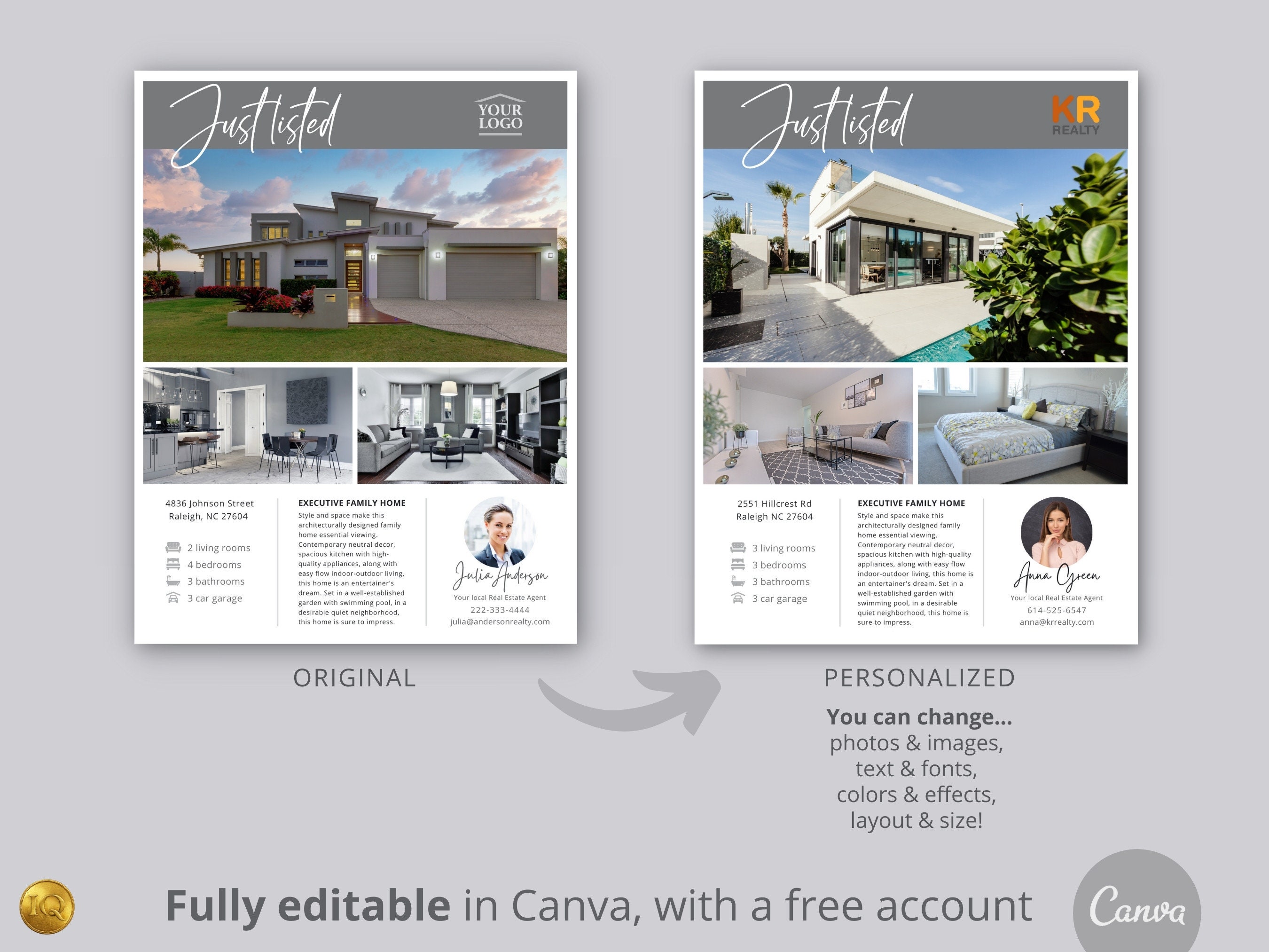 Real Estate Branding Kit Templates, Branding Package, Real Estate ...