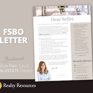 FSBO Letter, Expired Listing Flyer Template, Real Estate Flyer, Realtor Intro Letter ...