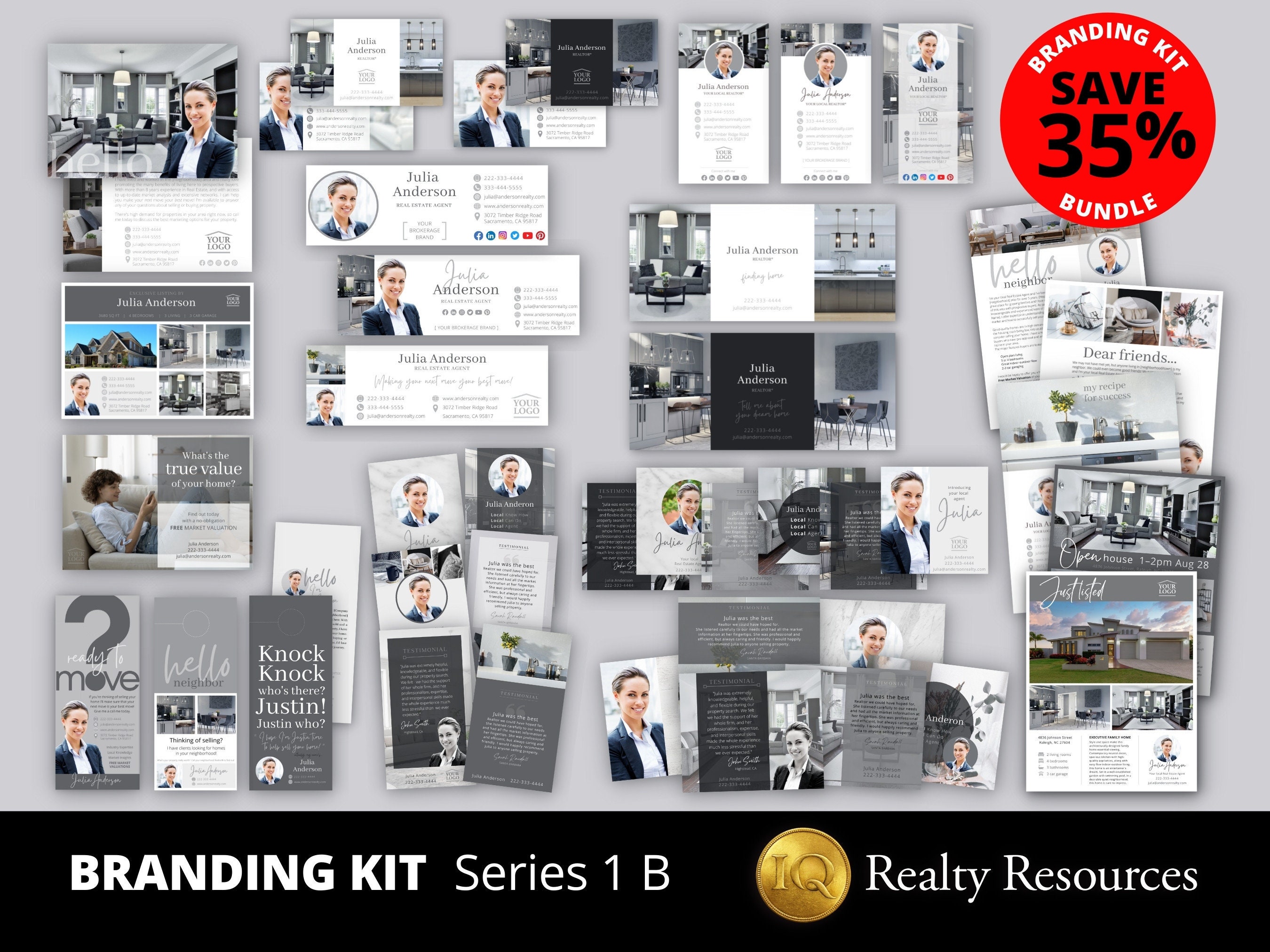 Real Estate Branding Kit Templates, Branding Package, Real Estate ...