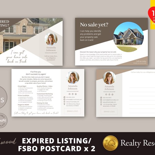 Fsbo Letter Expired Listing Flyer Template Real Estate Etsy